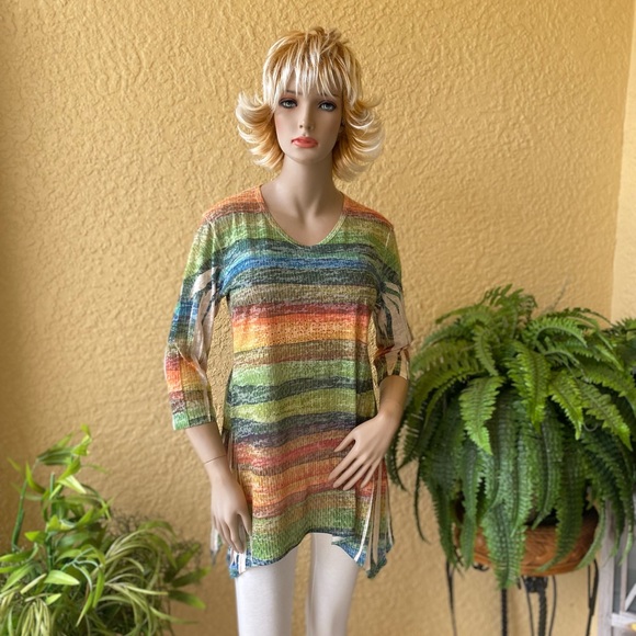 Jess & Jane | Tops | Jess Jane Designs Earth Tone Colors Tunic Top ...